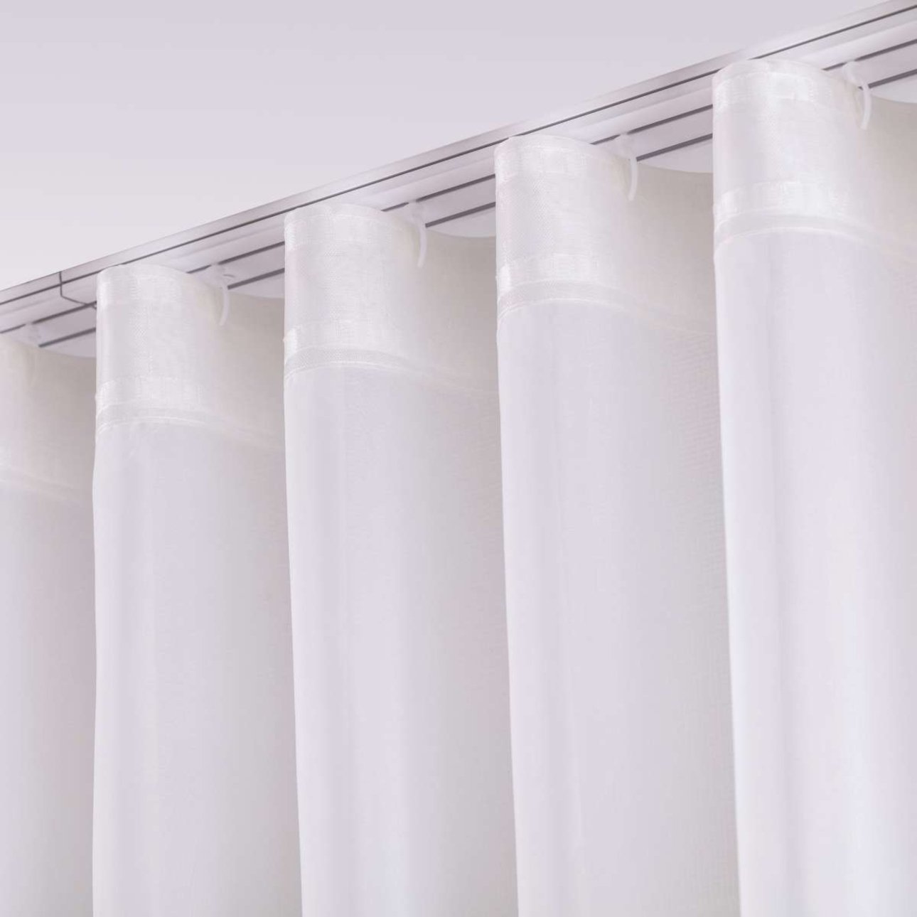 Firana na taśmie wave, ecru natural look, 183-33 - Dekoria.pl