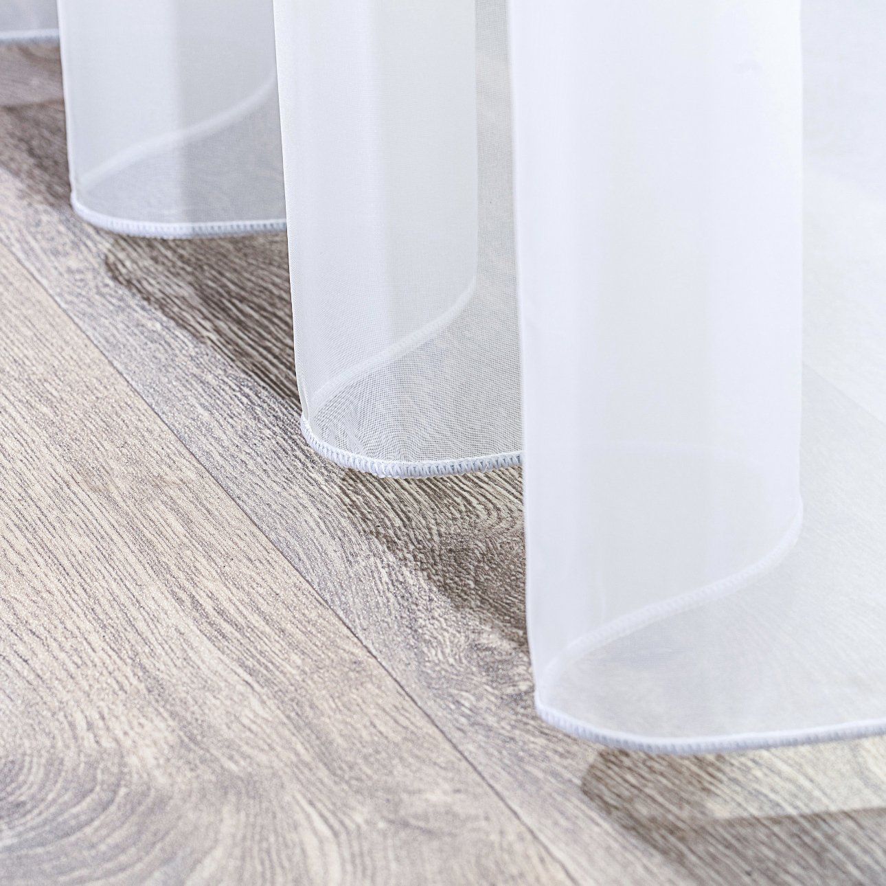 Firana na taśmie, biały natural look, 178-08 - Dekoria.pl