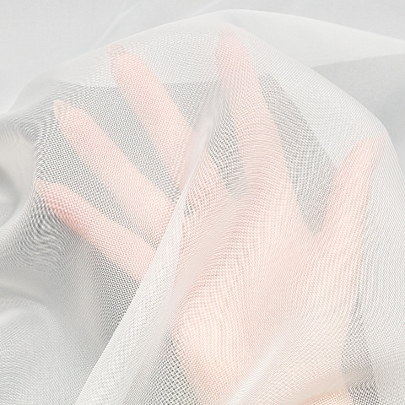 Tab top voile/net curtains, ivory, 900-01 - Dekoria.co.uk