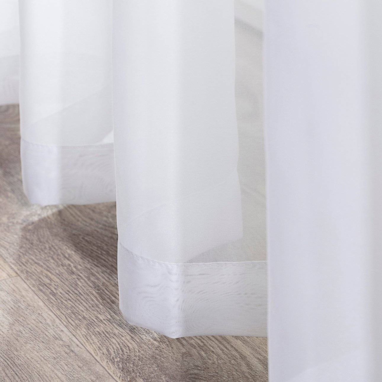Eyelet voile/net curtains, white, 900-00 - Dekoria.co.uk