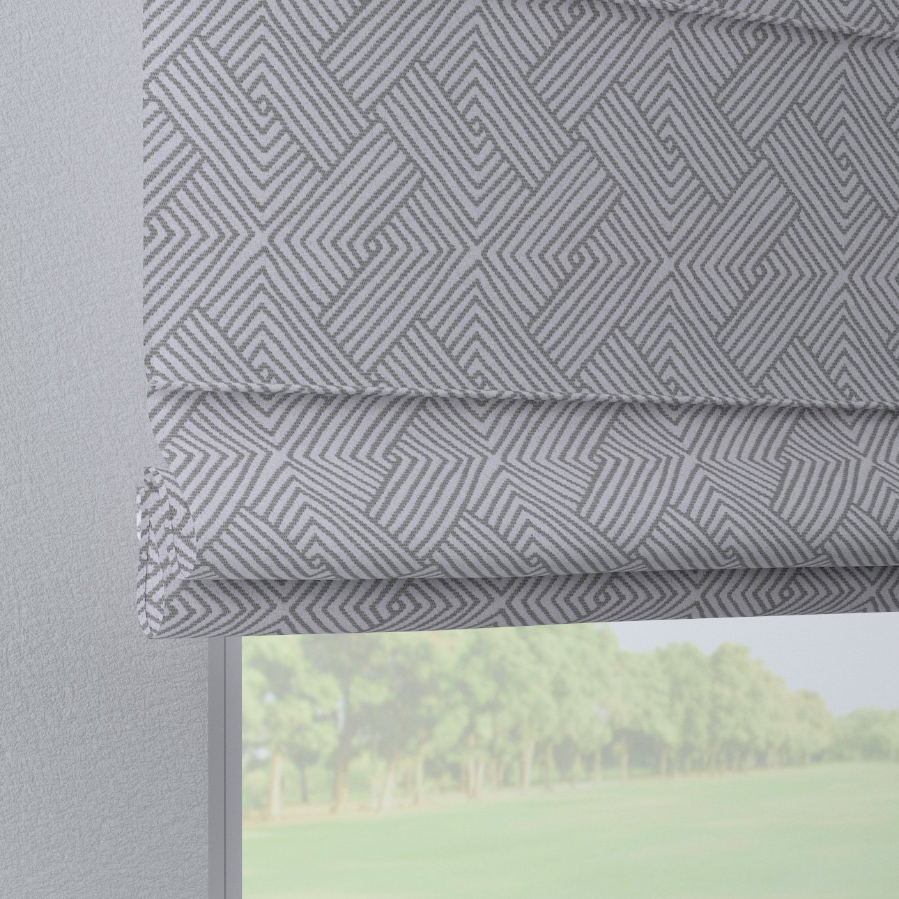 Raffrollo Verona, grau, 143-45 - Dekoria.de