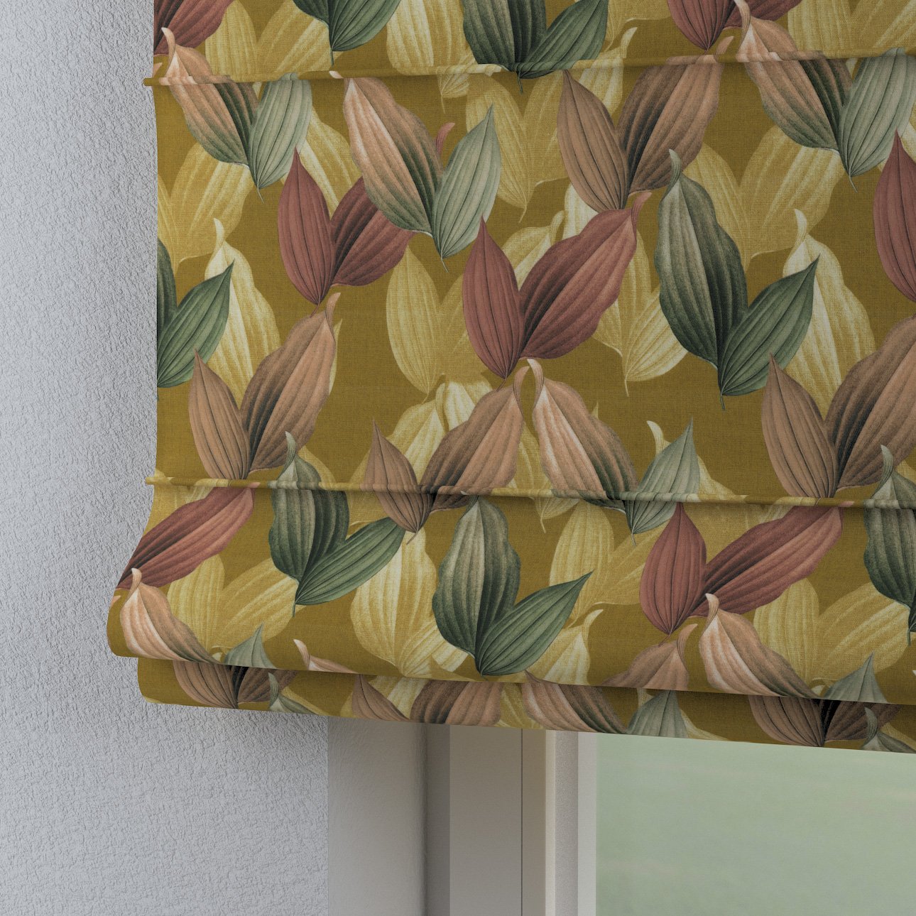 Hissgardin Capri , Naturvit med tryck, 143-22 - Dekoria