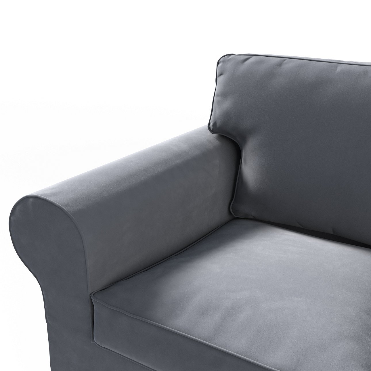 Ektorp trekk 2 seter sovesofa fra 2012 Smal rygg, Mørkegrå, 704-12, 200 ...