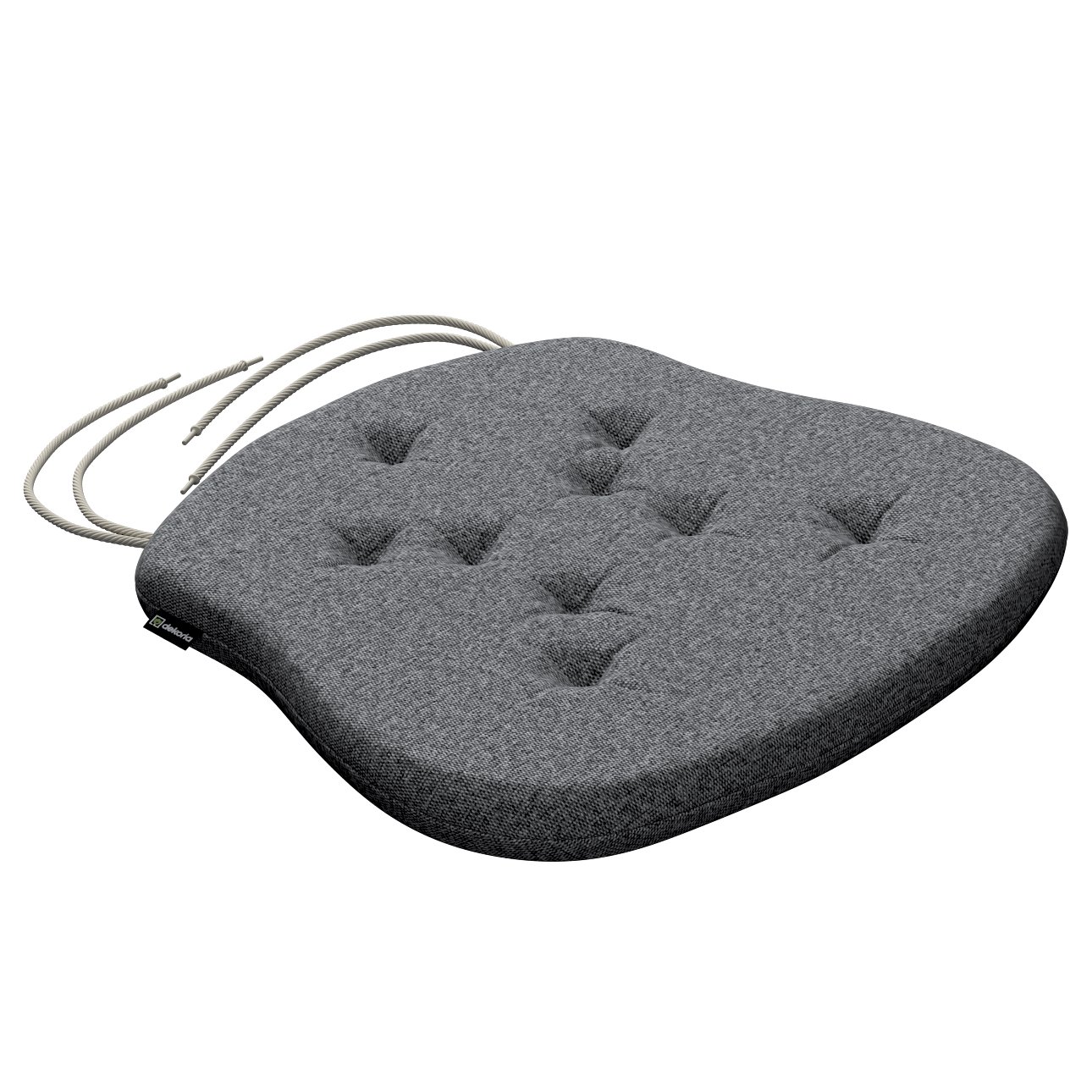 Stolehynde til Krostol, Grå, 704-47, B41 / 34 x D38 x 3,5 cm - Dekoria.dk