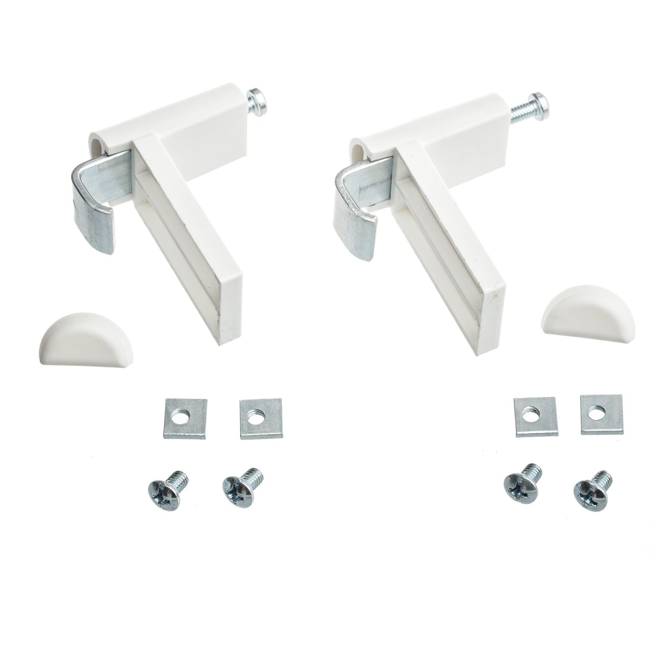 Window Frame Blind Fittings – 2 pieces per set, 4 x 6 cm (1,5 x 2,5 ...