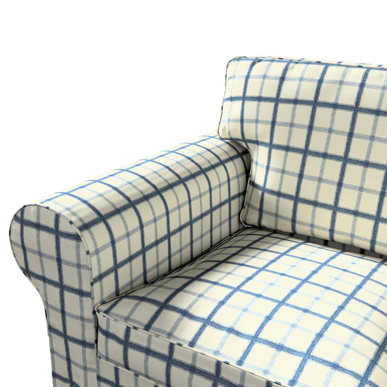 Ektorp trekk 2 seter sovesofa gammel model 14cm bred rygg, Blå ...